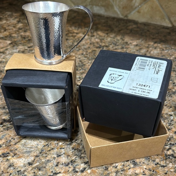 Michael Aram | Kitchen | Michael Aram Baby Small Cup In Sterling Silver ...